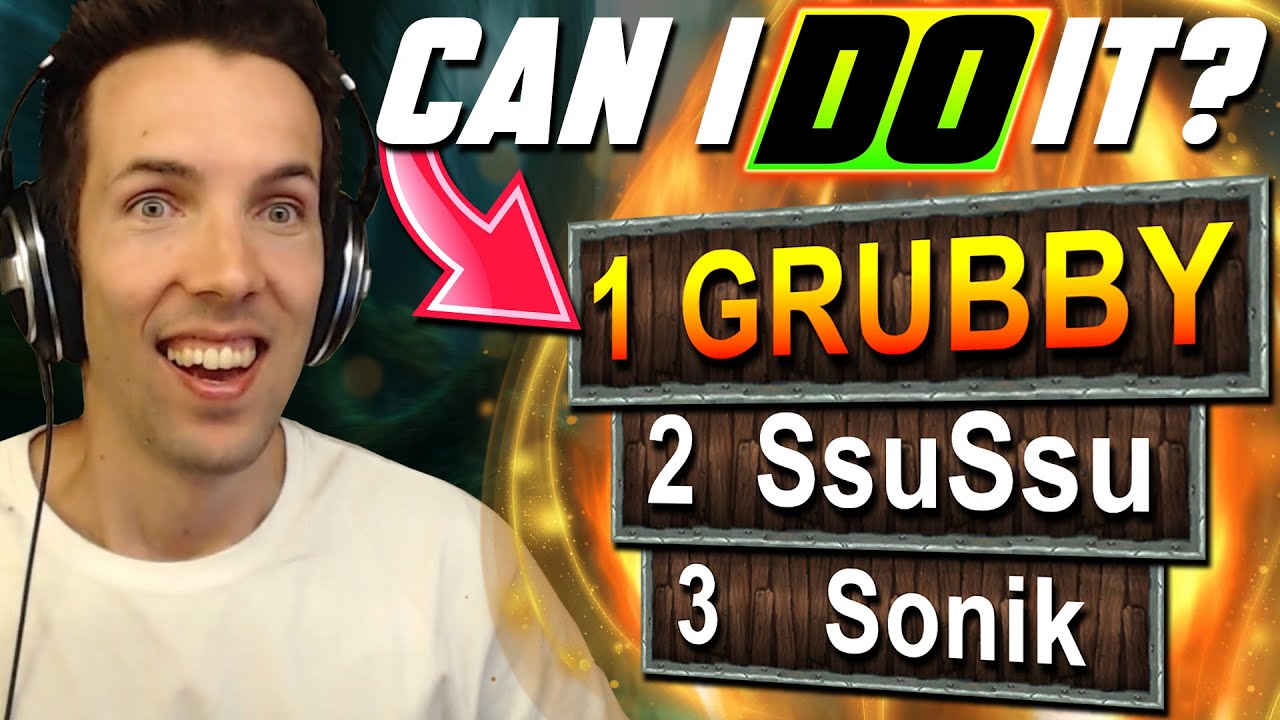 Finally reaching Rank 1 on BNet? Last time was 2004? - WC3 - Grubby - YouTube