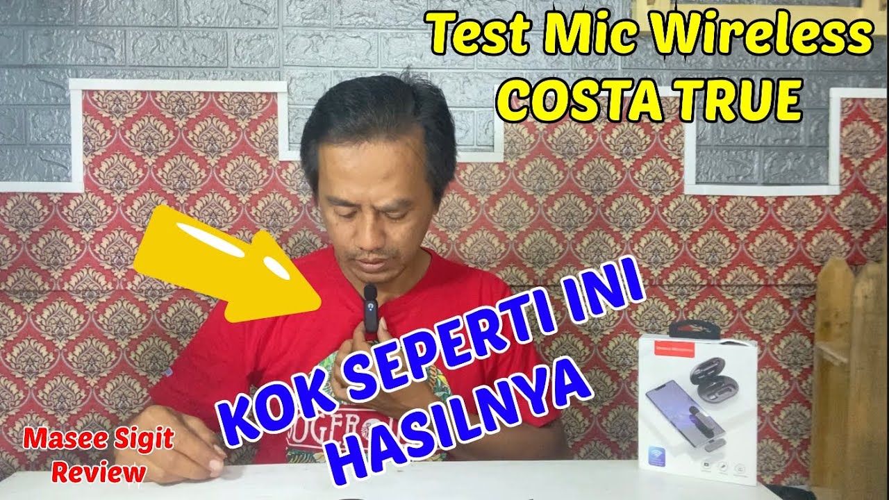 Mic Wireless Costa True Harga 400 Ribuan - YouTube