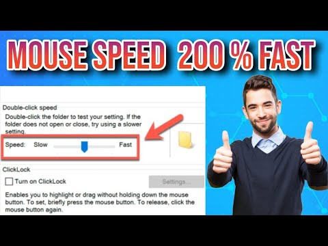 How to Change Mouse Speed 200% Fast // 2022 - YouTube
