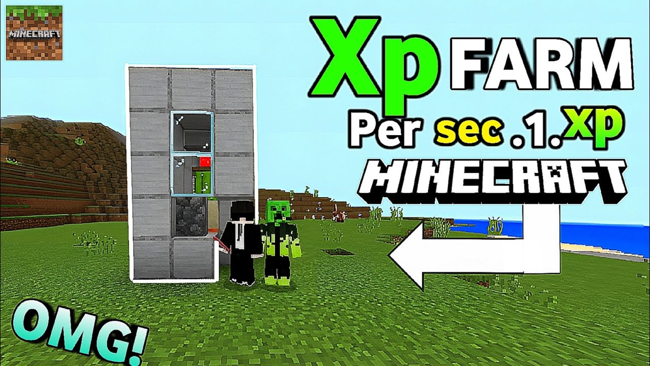 How to build Easiest Automatic XP Farm in Minecraft 1.21 Bedrock! - YouTube