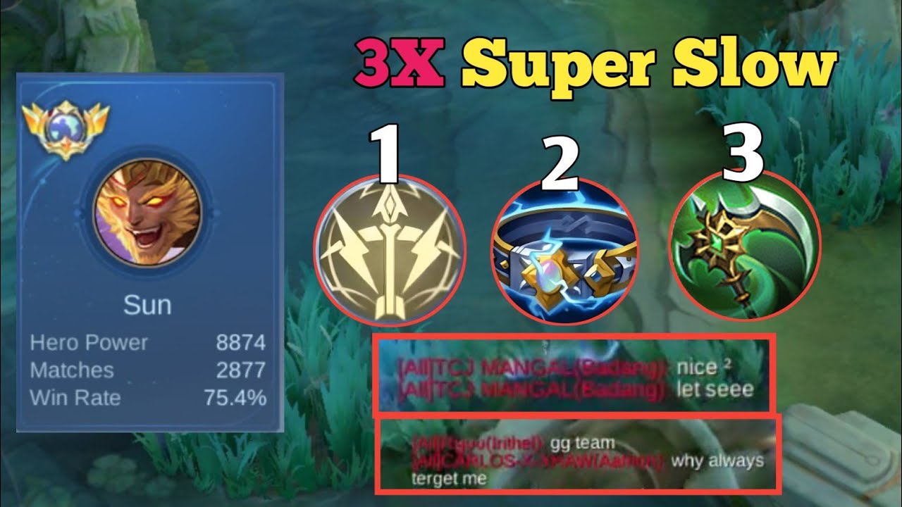 TO ALL SUN USER, TRY THESE 3X TIMES SUPER SLOW DOWN BUILD | SUN BEST ...