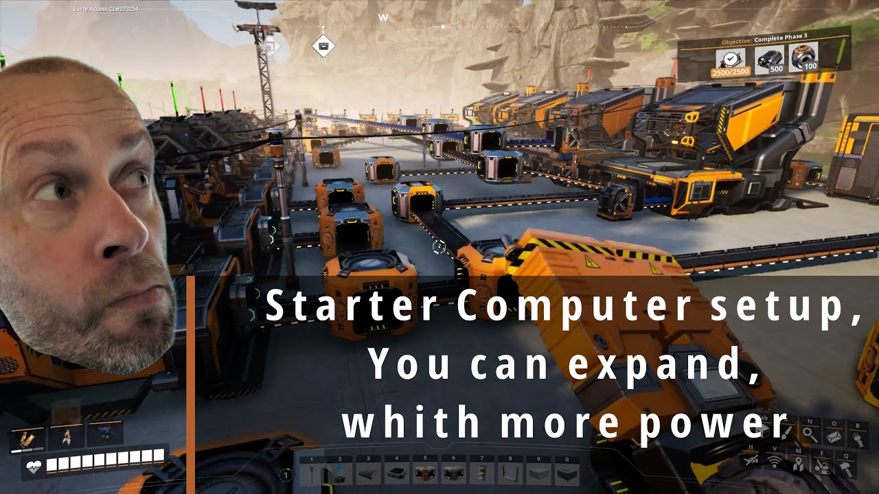 Satisfactory - Beginner Setup Computer & Heavy Modular Frame ( Unlock ...