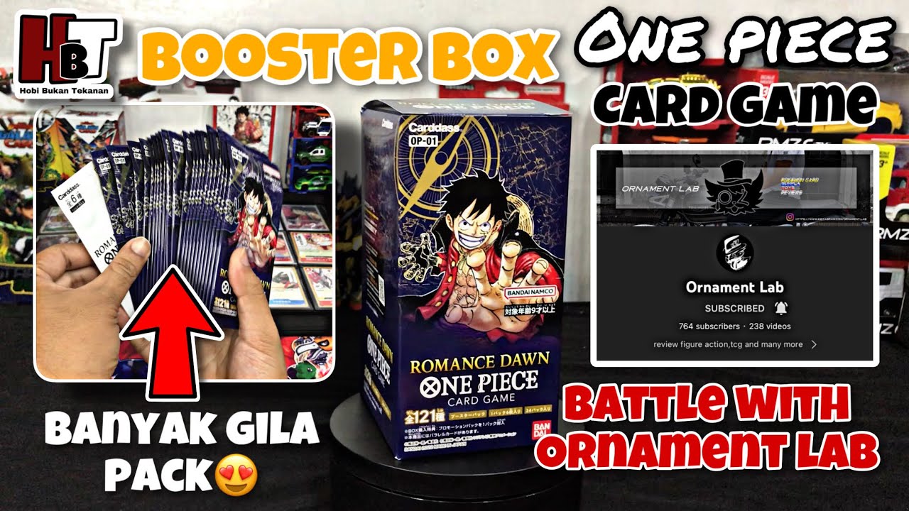 UNBOXING ‼️ ONE PIECE CARD GAME BOOSTER BOX DAPAT KAD MAHAL🔥 VS ...