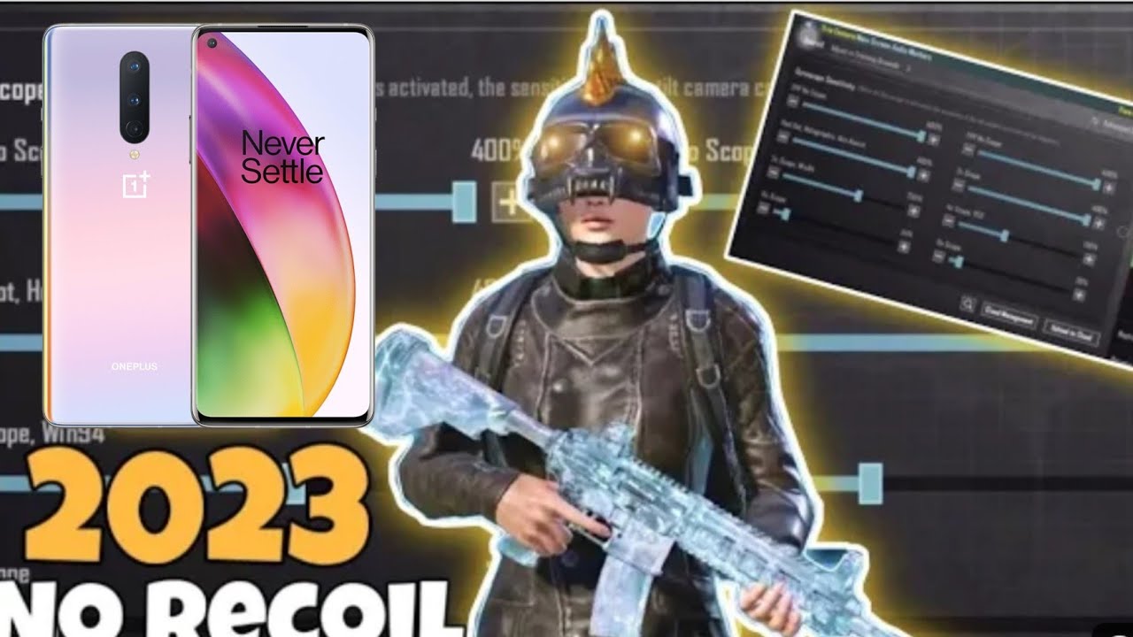 😇OnePlus 8 pubg bast sensitivity zero recoil 2023 2.5 update - YouTube
