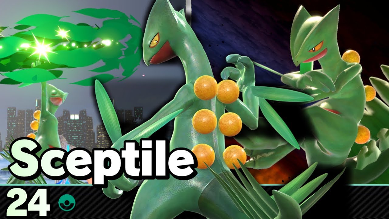 24: Sceptile - Super Smash Bros. Ultimate | Mod Showcase - YouTube