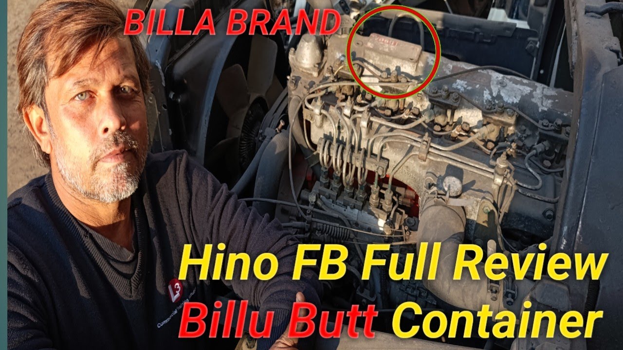 Hino FB Engine and Cabin Full Review| 7D non turbo| 6D Engine | Hisa ...
