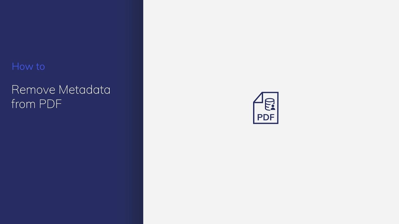 Remove Metadata from PDF with PDFelement - YouTube