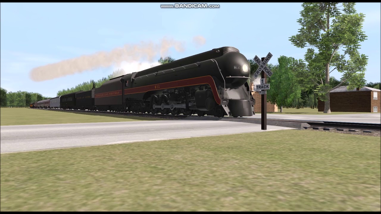 Quick Trainz Clip: N&W 611 At Palmetto, Ga - YouTube