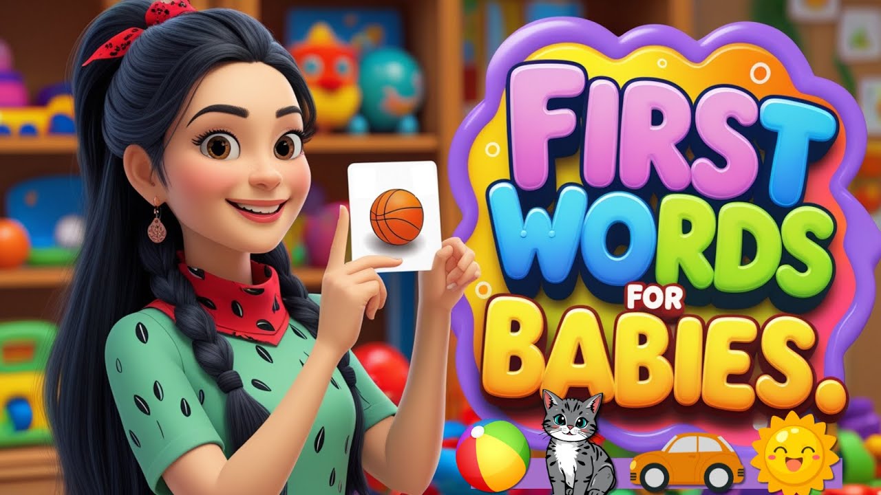Learn First Words with Flashcards for Toddlers | Baby’s First Words ...