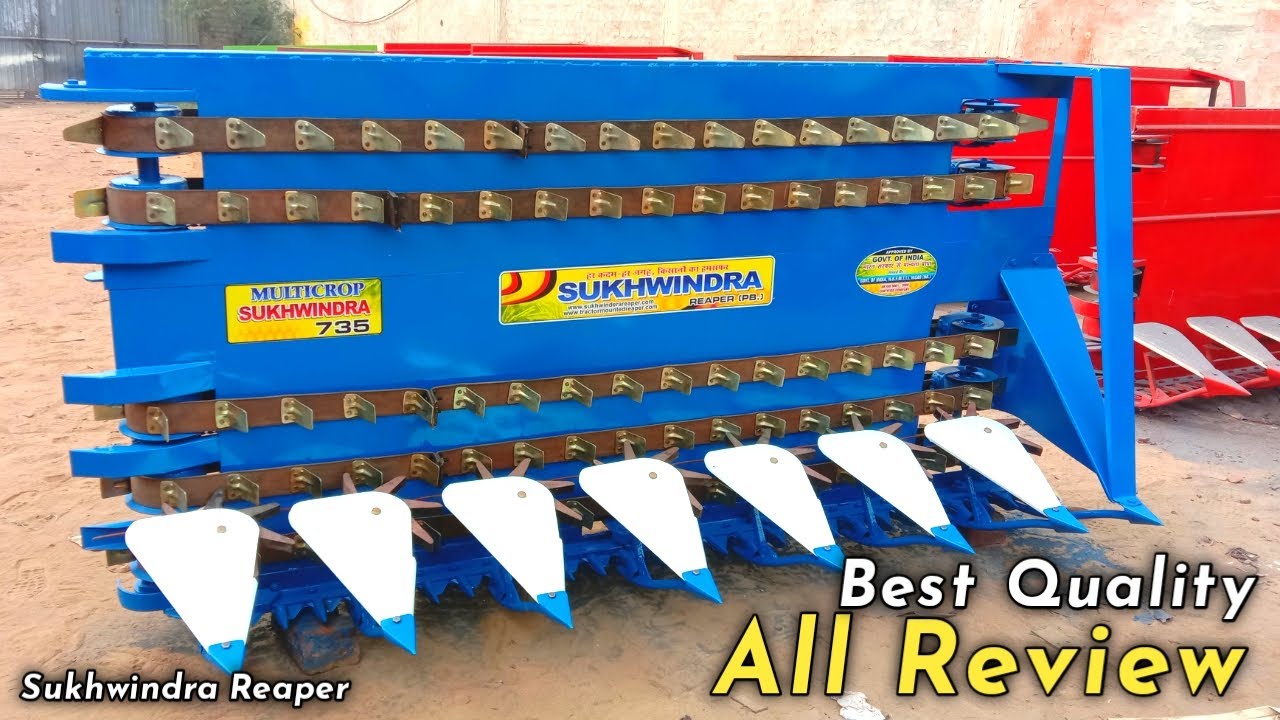Tractor Mounted Reaper | All Review Reaper | Reaper Machine | Best ...