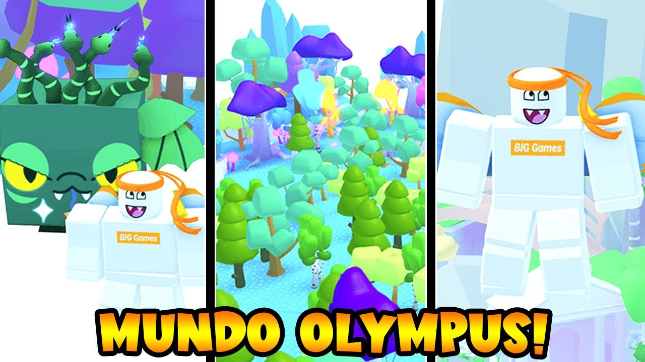 TODA LA UPDATE DEL MUNDO OLYMPUS EN PET SIMULATOR 99 DE ROBLOX!!! - YouTube