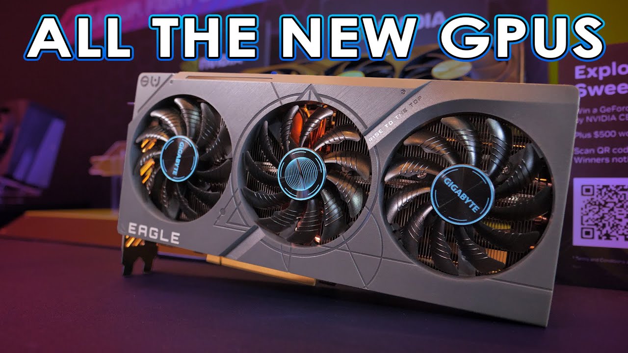 Gigabyte has ALL the New GPUs! RX 7600 XT 16GB, RTX 4070 Supers and ...