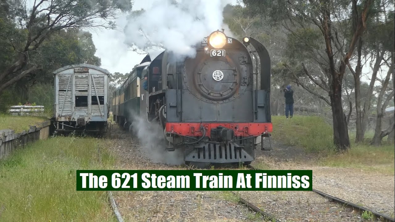 The #621 Steam Train At Finniss - YouTube