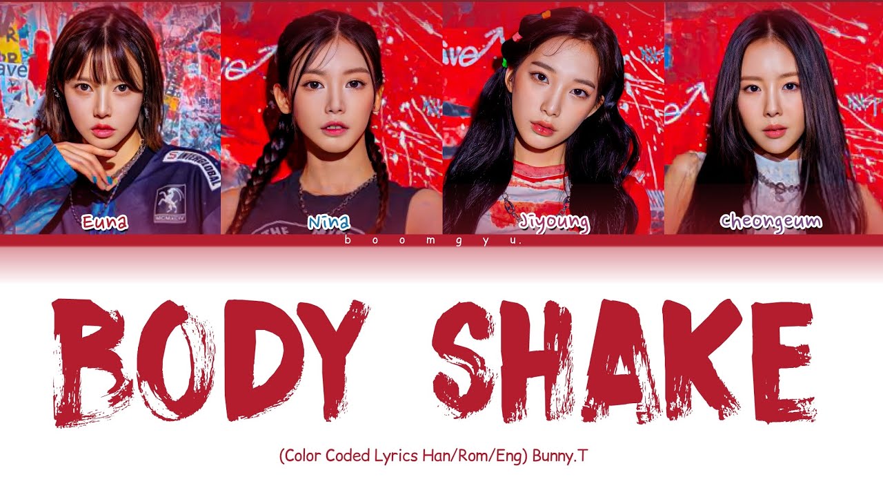 Bunny.T Body Shake Lyrics (Color Coded Lyrics) - YouTube