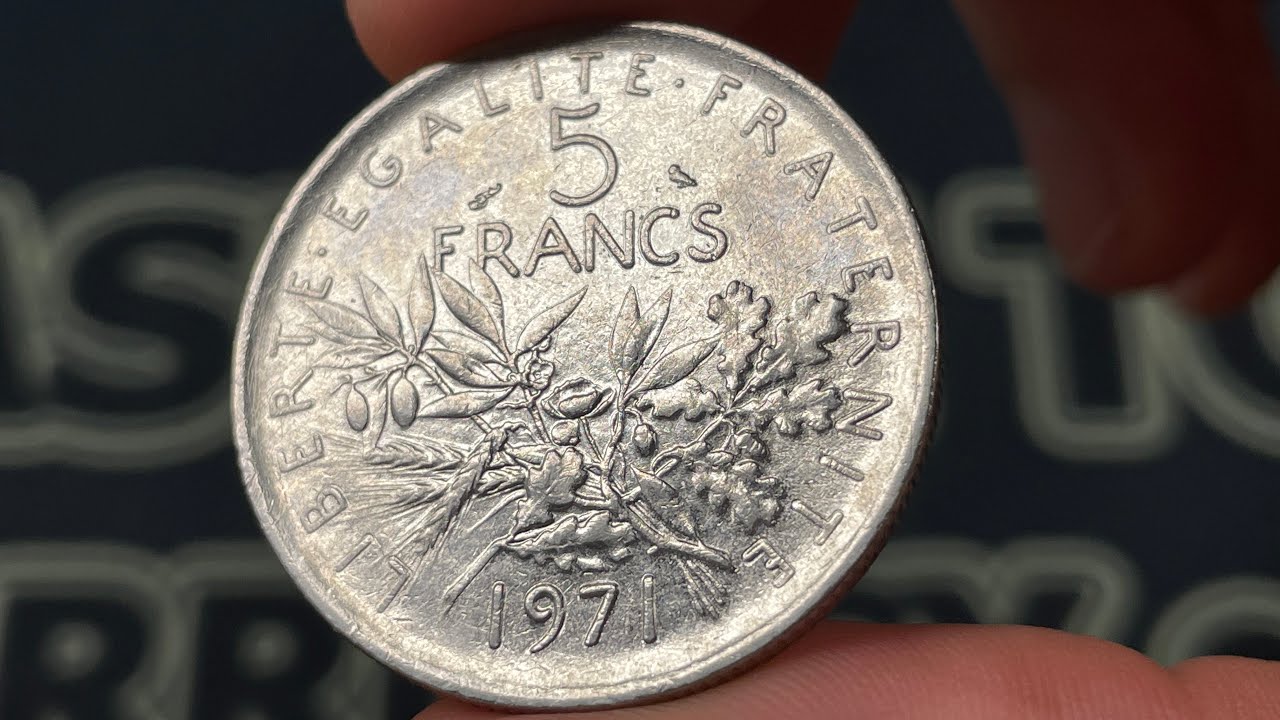 1971 France 5 Francs Coin • Values, Information, Mintage, History, and ...
