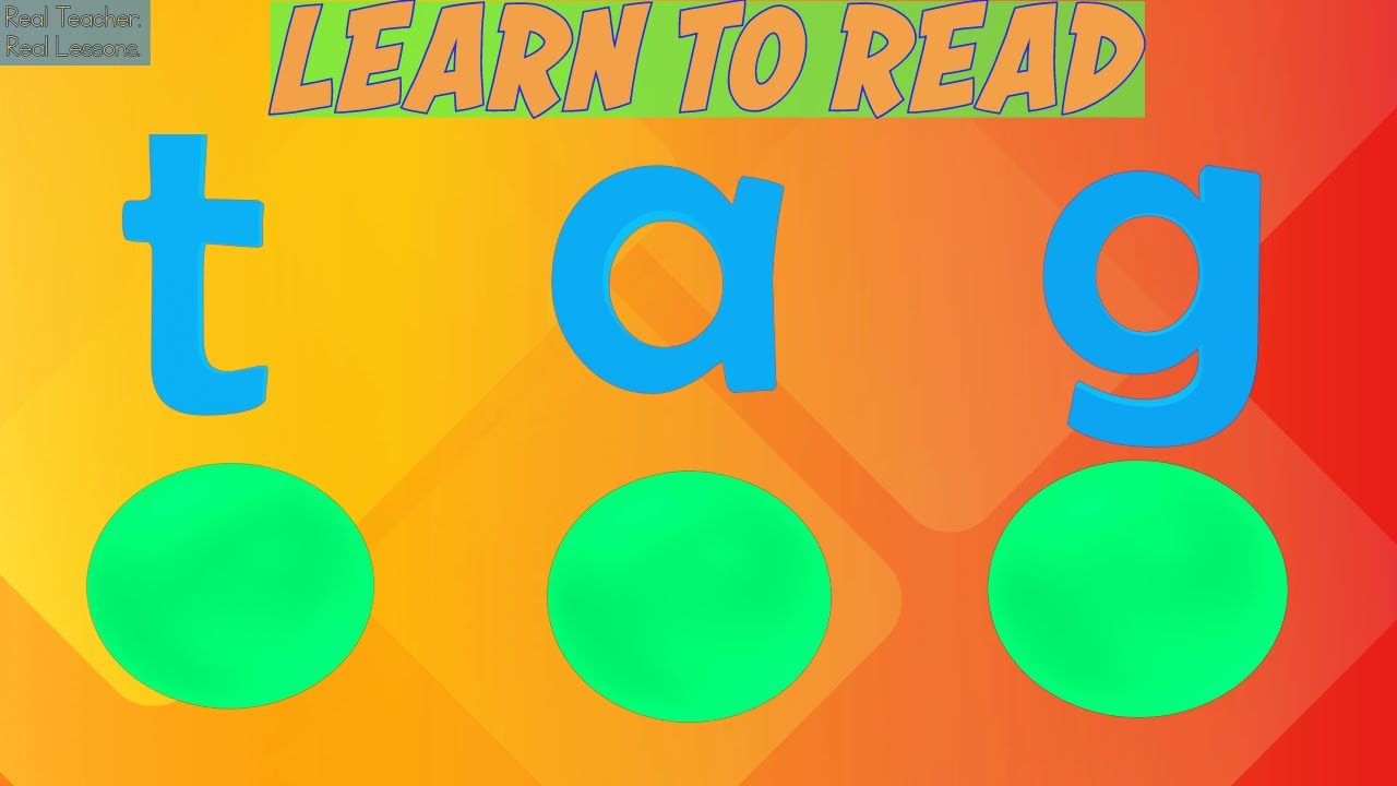 Kindergarten and Preschool Reading Lesson | CVC Phonics - YouTube