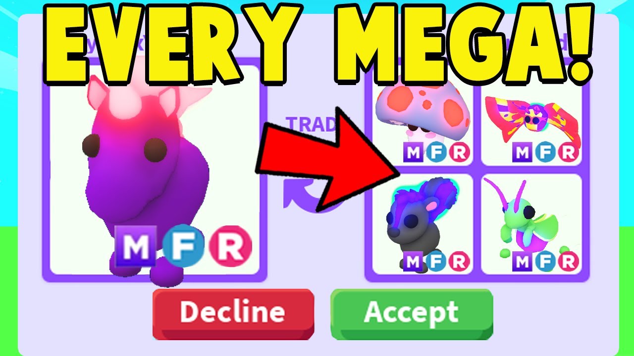 I traded for EVERY MEGA GARDEN PET in Adopt Me! - YouTube
