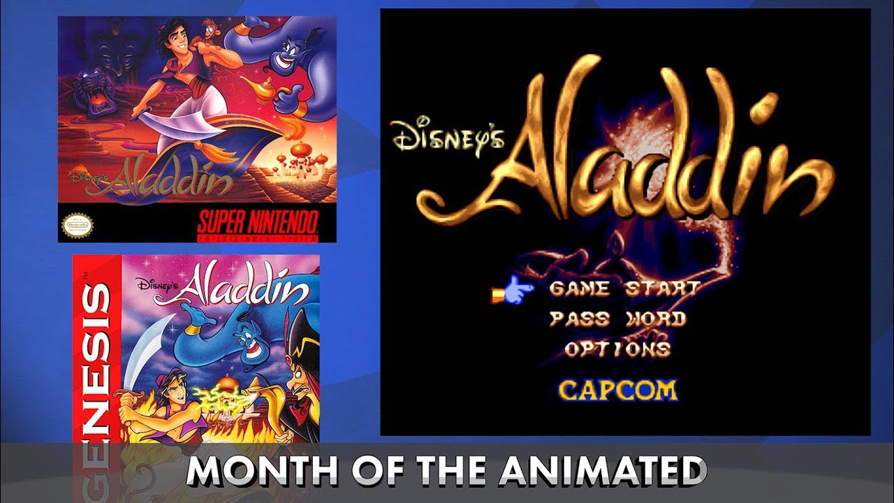 Disney's Aladdin SNES & Sega Genesis - Month of the Animated - YouTube