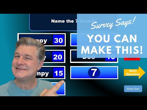 EASILY Create a Family Feud Game  | FREE PowerPoint Template!