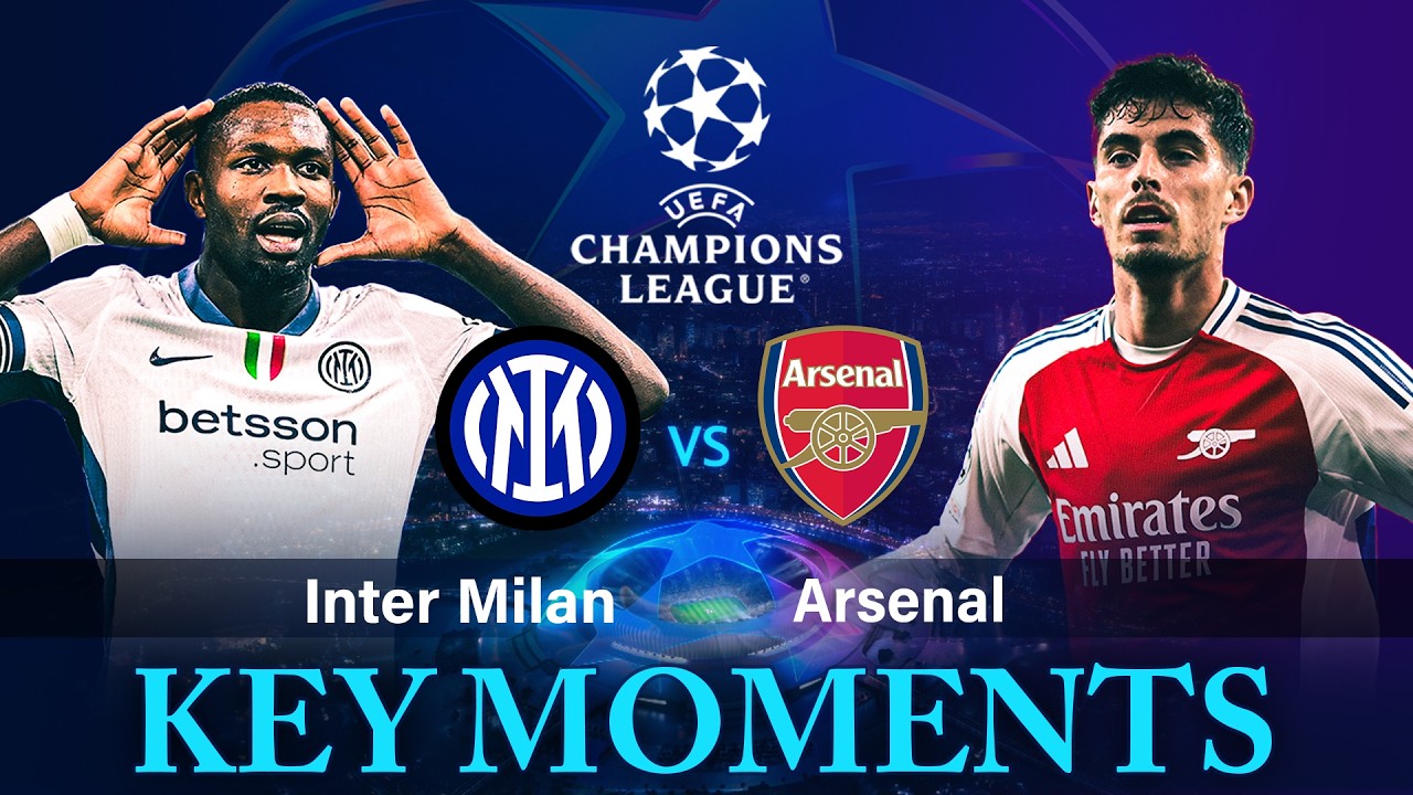 Inter vs Arsenal | Key Moments | UEFA Champions League | 7th November ...