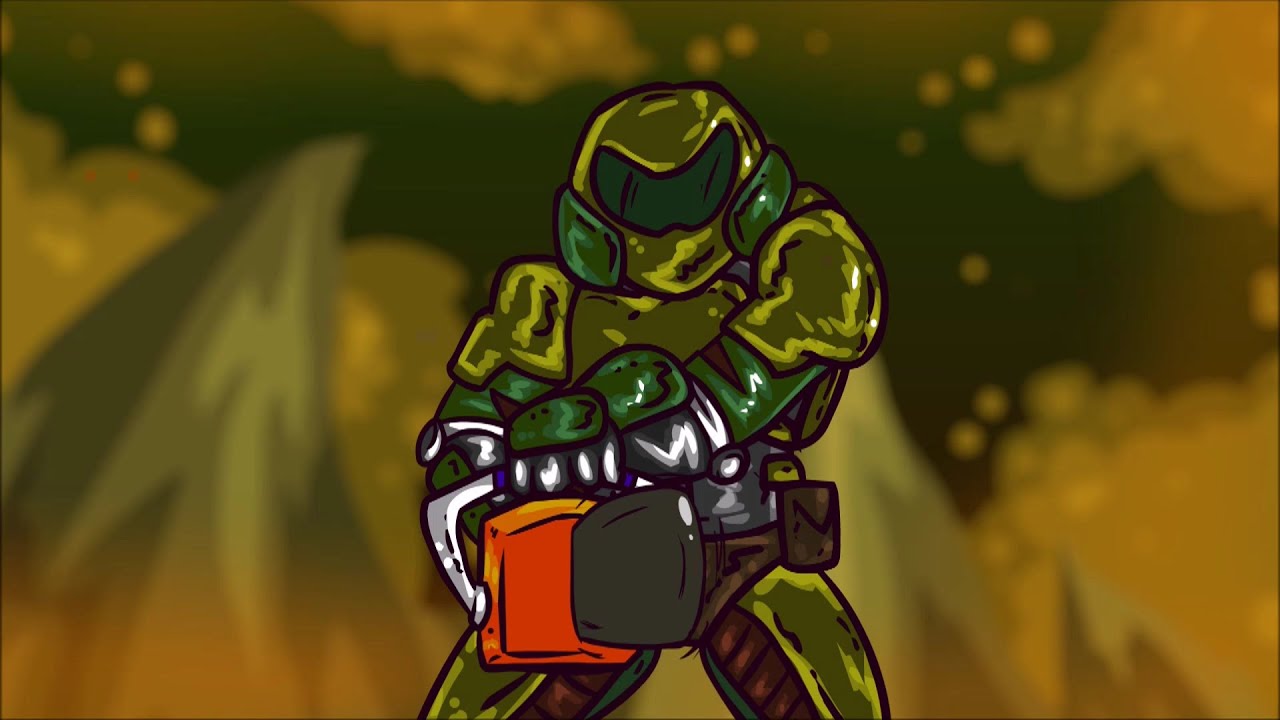 Free Fallin' | DOOM 2016 ANIMATED - YouTube