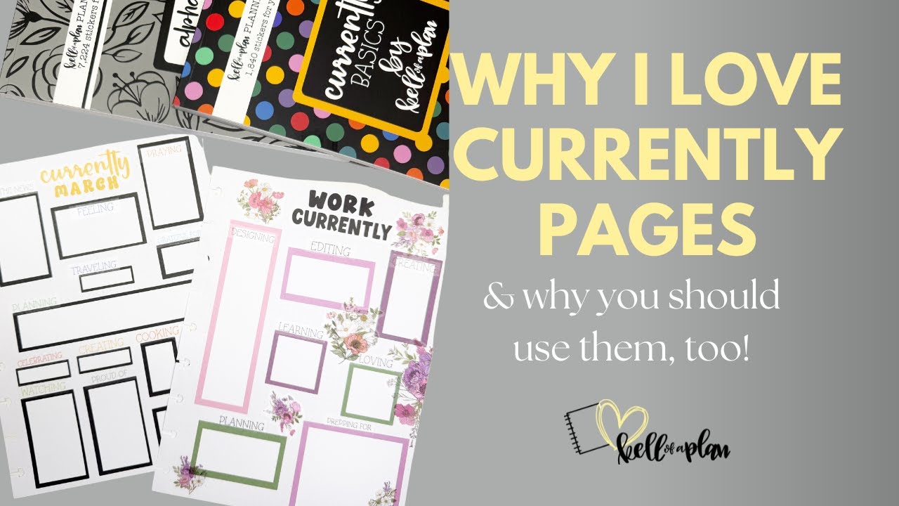 WHY I LOVE “CURRENTLY” PAGES - YouTube