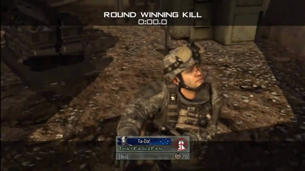 CSOTW #2 - 360 Fakie Throwing Knife Final Killcam (MW2 HD) - TheProdigyEagle - YouTube