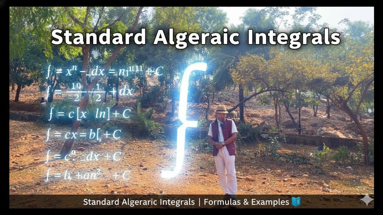 Standard Algebraic Integrals | All Important Formulas Explained Simply ...