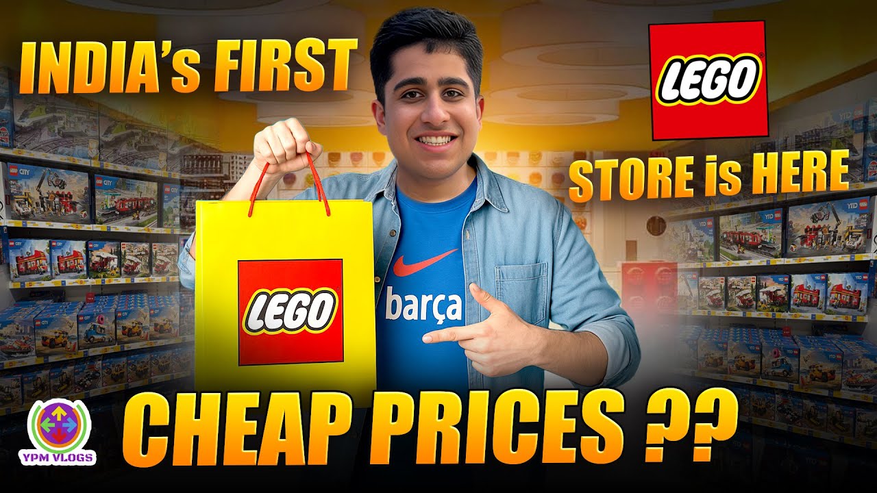 INDIA's FIRST LEGO STORE is HERE - CHEAP PRICES ? - YouTube