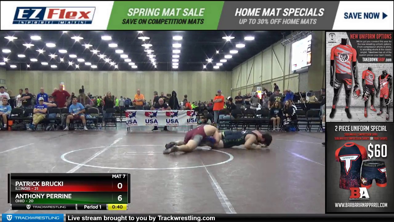 195 Patrick Brucki Illinois vs Anthony Perrine Ohio 8452069104 - YouTube
