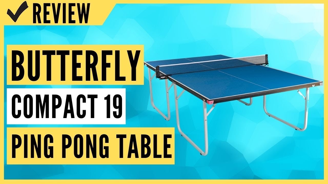 Butterfly Compact 19 Ping Pong Table - YouTube