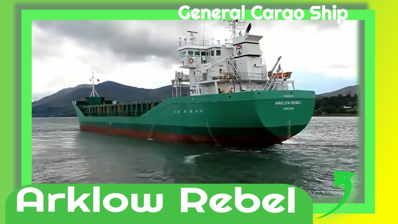 Arklow Rebel - General Cargo Ship departing Warrenpoint Harbour Part 2 ...