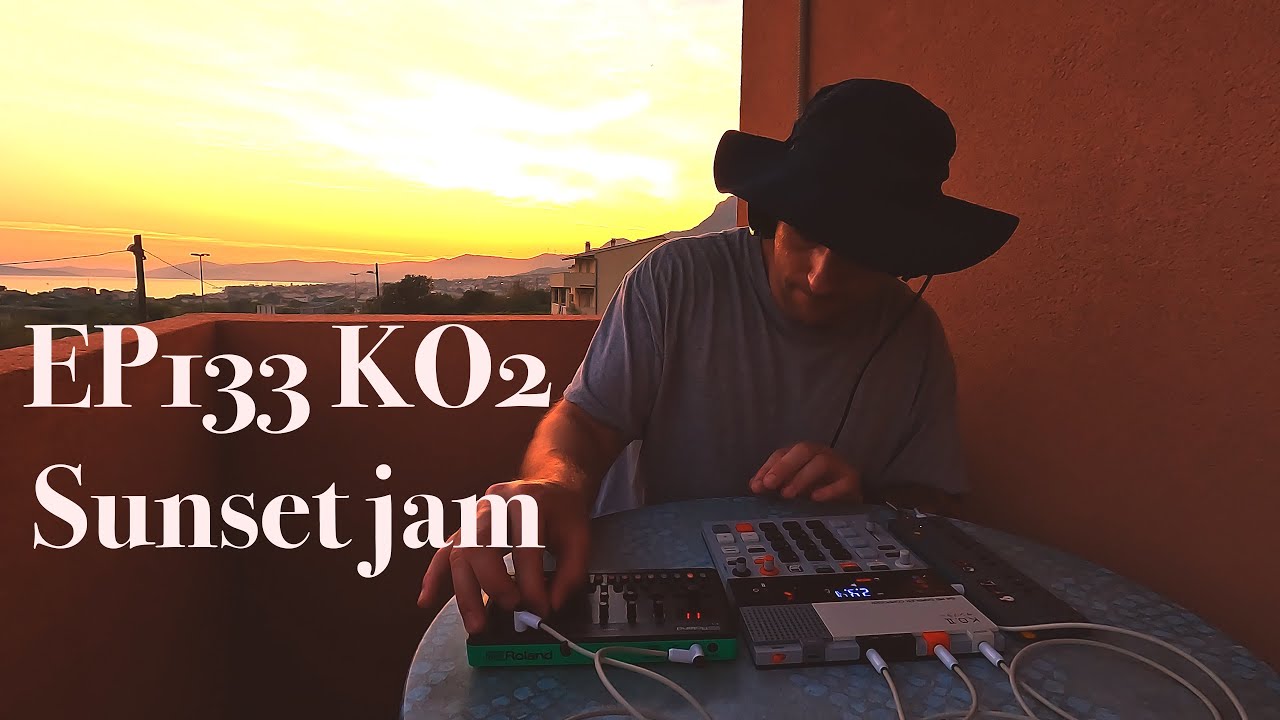 EP133 KO2 sunset jam - Featuring the Roland S1 - YouTube