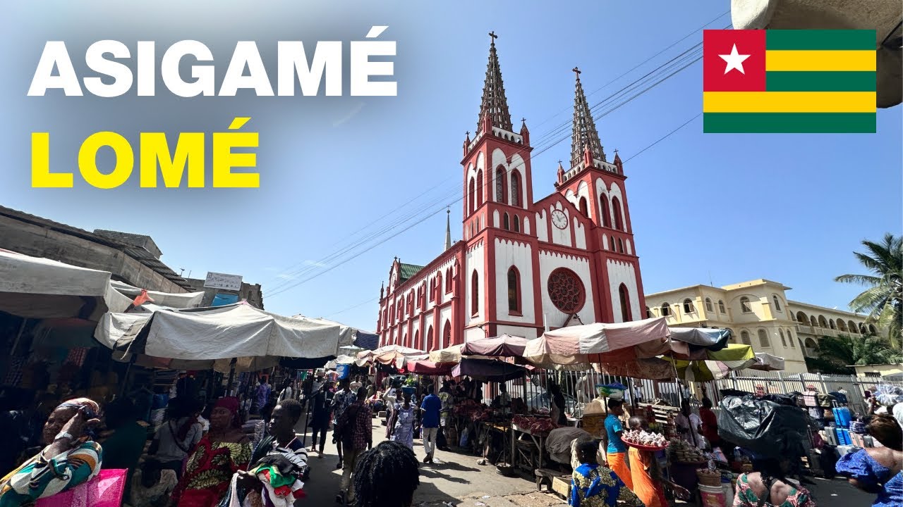 LOMÉ, TOGO BIGGEST AFRICAN VILLAGE MARKET DAY IN LOME 🇹🇬. CHEAPEST FOOD ...