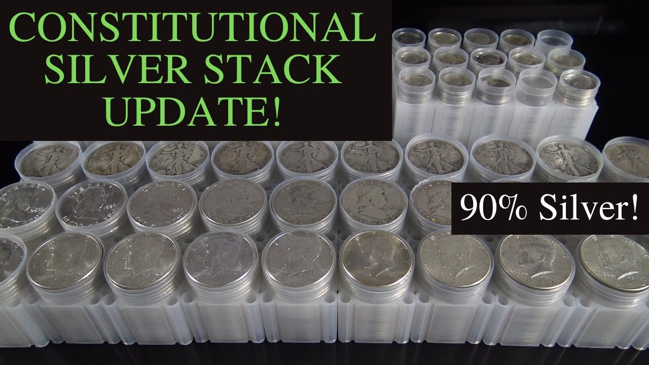 Constitutional Silver Stack Update! (90% Silver) - YouTube