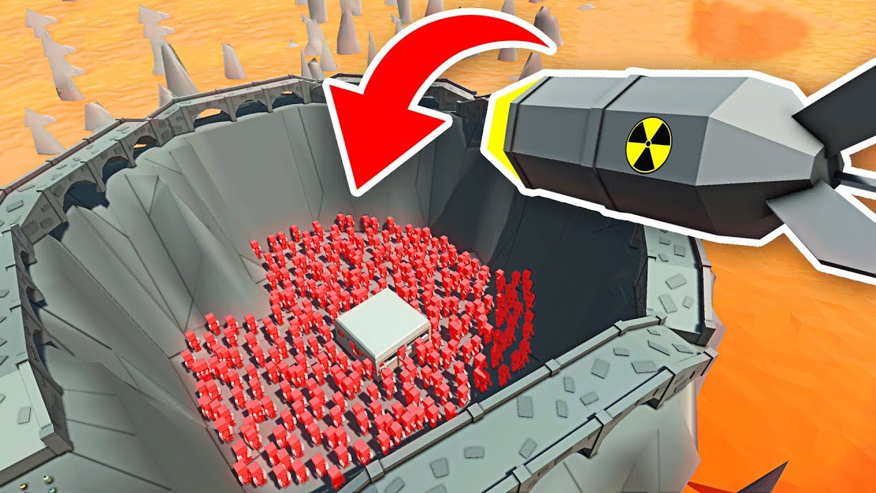 NUKE BOMB vs VOLCANO PIT IN ANCIENT WARFARE 3 (Ancient Warfare 3 Funny ...