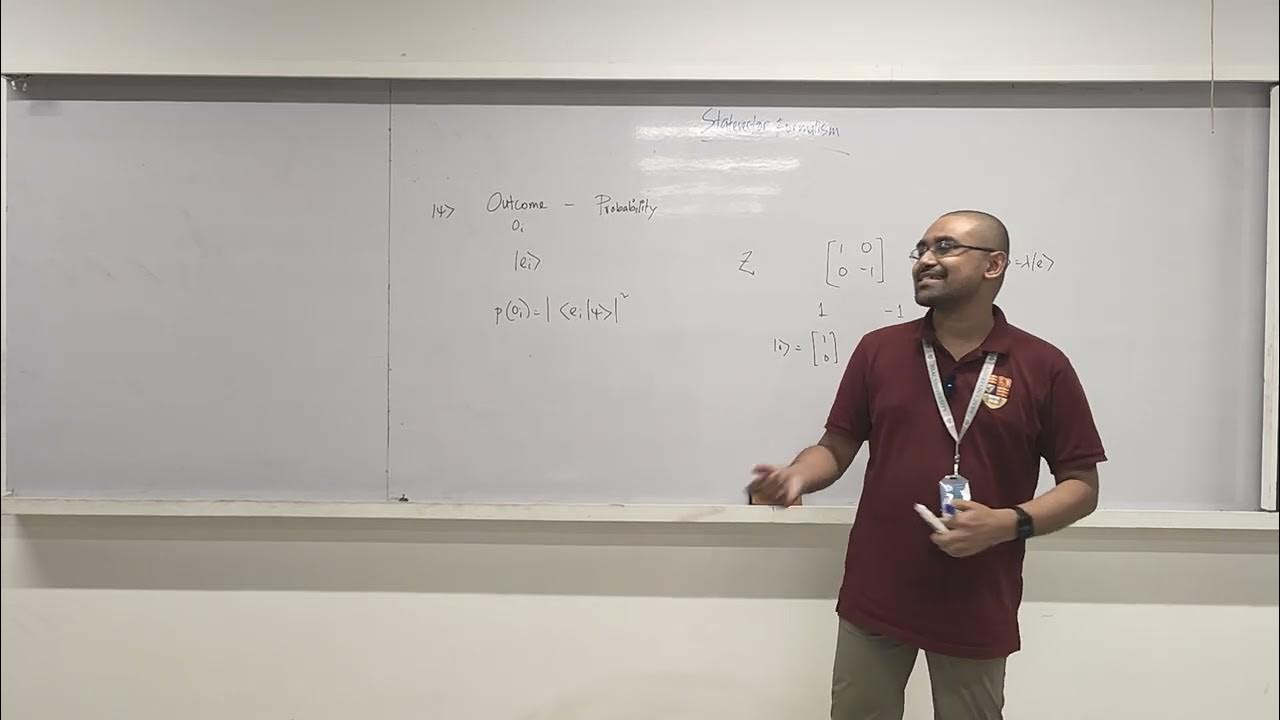 [CSE482] Quantum Computing II | Lecture 0: Statevector Formalism (Cont.) | Fall '24 - YouTube