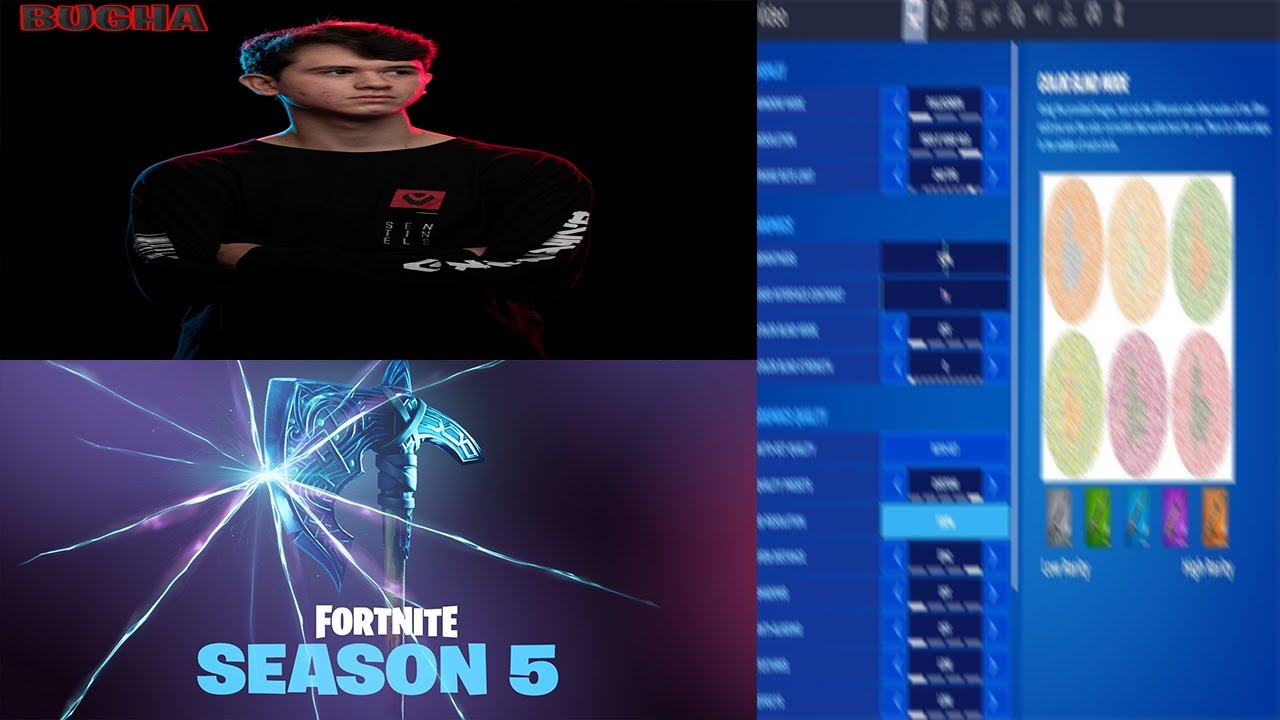 Bugha *NEW* Settings Chapter 2 Season 5 ! - YouTube