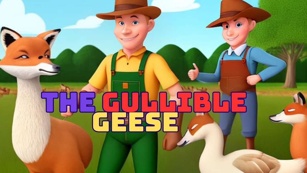 CHILDREN"S STORYTIME : THE GULLIBLE GEESE #moralstory #kidsstory # ...