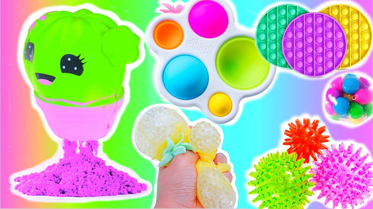 Fidget Toy Shopping at Walmart | Squishie FIDGET TOY Collection | Pop ...