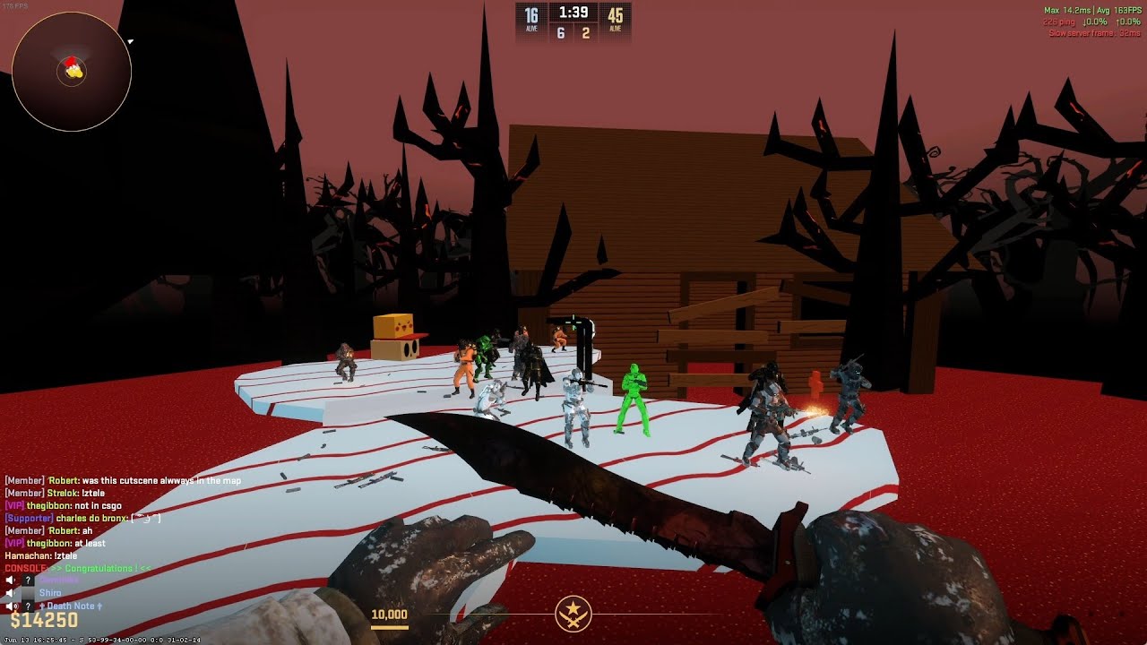 CS2 Zombie Escape ze_shroomforest2_p (All Stages) On GFL Map testing ...