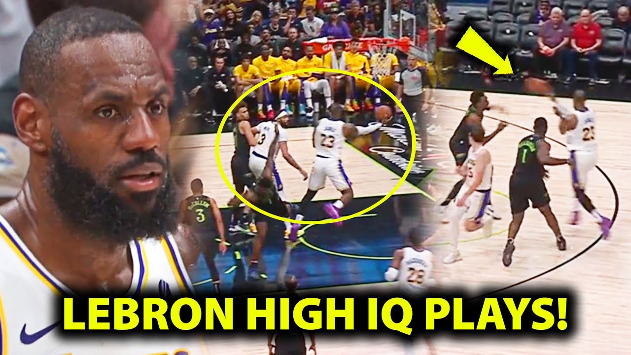 Grabe ang High IQ Plays na Ginawa LeBron James laban sa Pelicans para ...