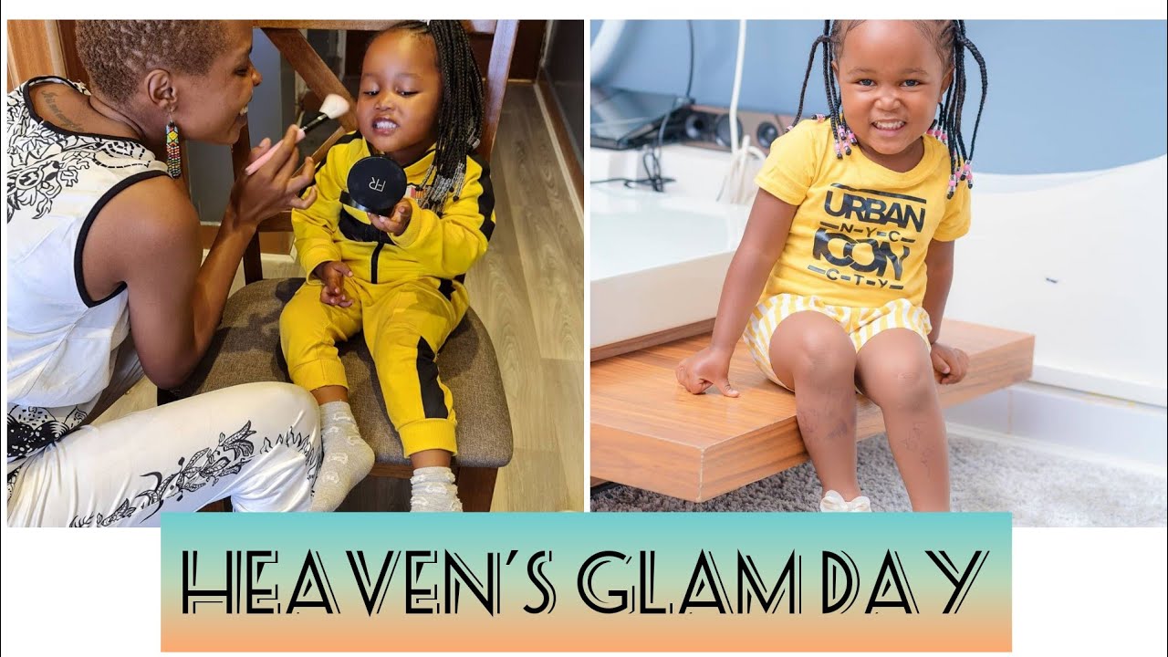 HEAVEN BAHATI being glammed up like PRINCESS ready for her upcoming ...