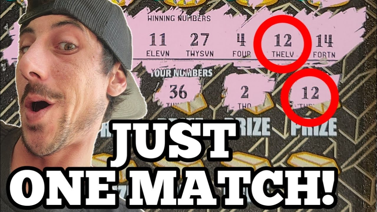 Just One Match! | $30 GoldRush Supreme Scratch Off Tickets - YouTube