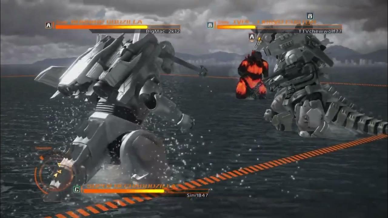 GODZILLA PS4 : Super MechaGodzilla vs Burning Godzilla vs Type-3 Kiryu - YouTube