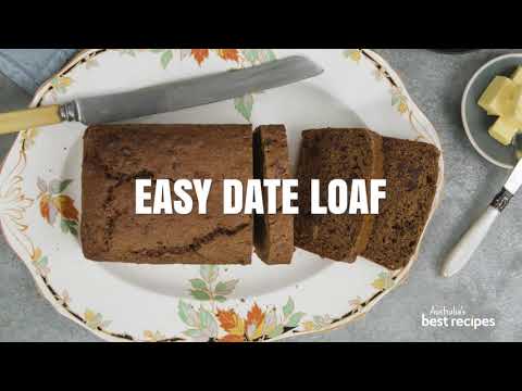 How to make an easy date loaf | Australia's Best Recipes - YouTube