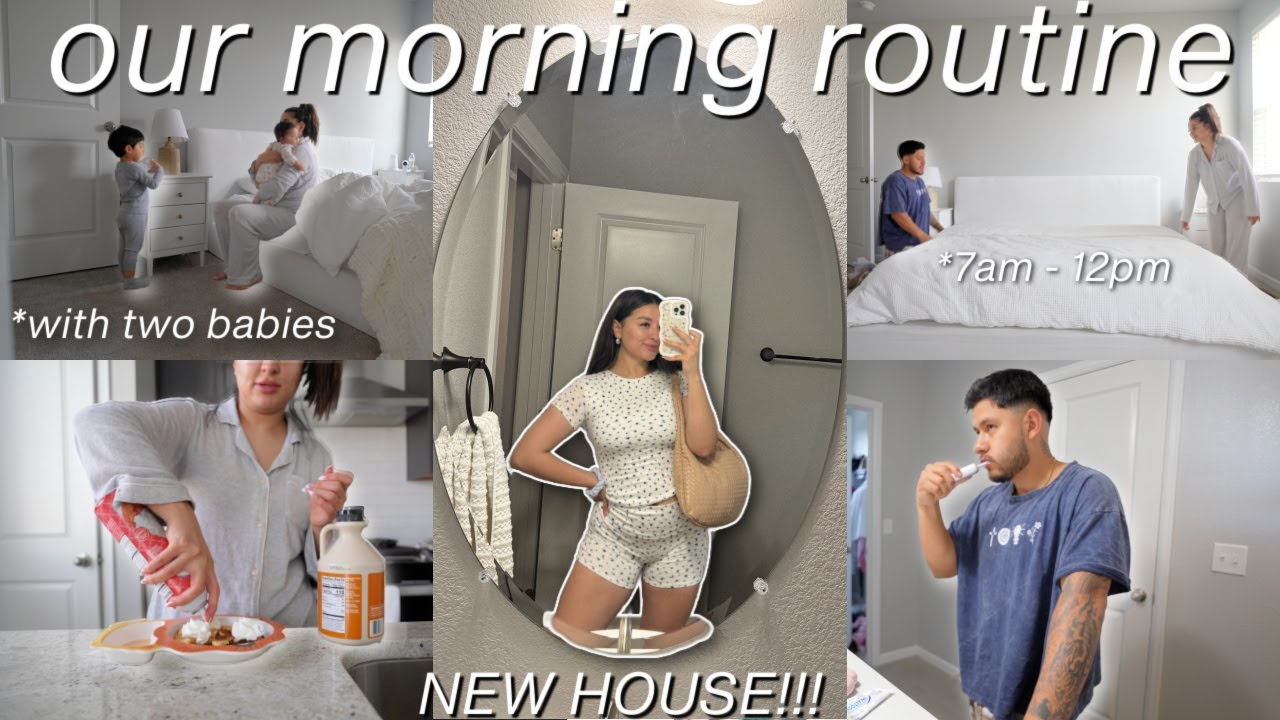 CRAZY morning routine @ OUR NEW HOUSE! - YouTube