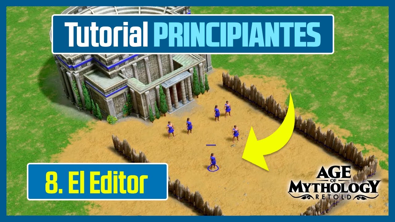 TUTORIAL principiantes AGE OF MYTHOLOGY Retold | Ep.8 EDITOR de MAPAS ...