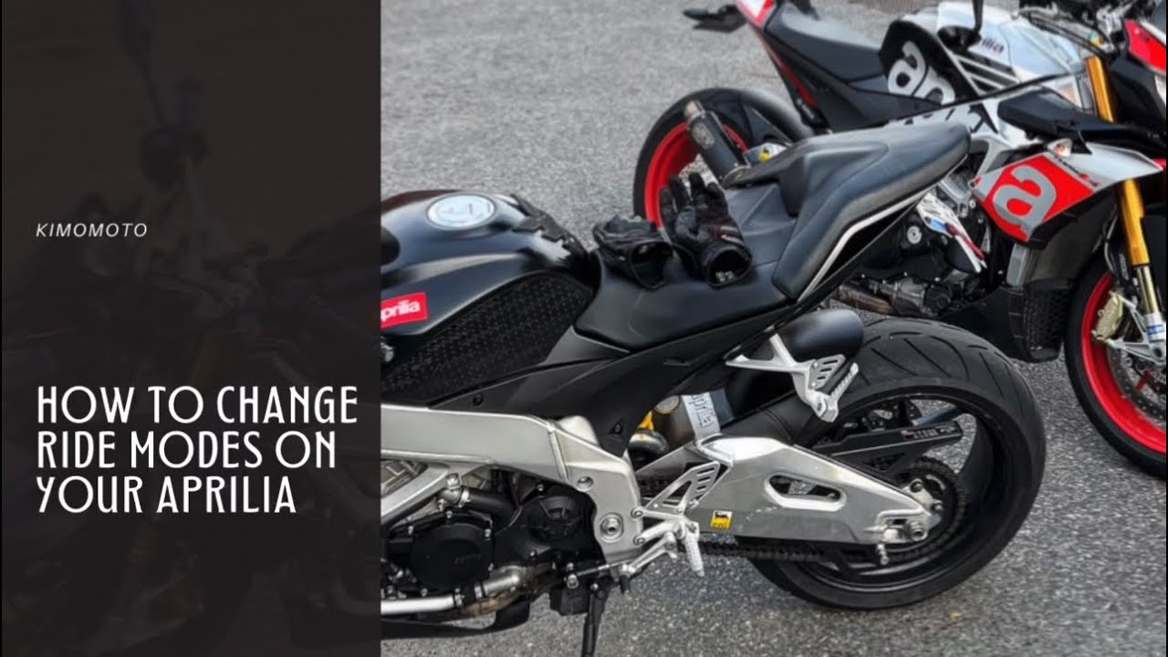 How to change the riding modes on the Aprilia and the difference ...
