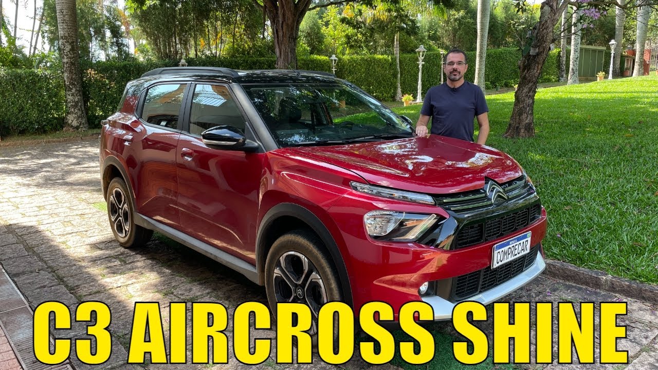 Avaliação: Citroën C3 Aircross Shine 5 lugares - Custo-benefício para ...
